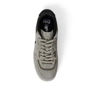 Polo Ralph Lauren Grey Suede Low Top Sneakers
