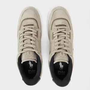 Polo Ralph Lauren Grey Suede Low Top Sneakers