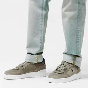Polo Ralph Lauren Grey Suede Low Top Sneakers