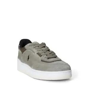 Polo Ralph Lauren Grey Suede Low Top Sneakers