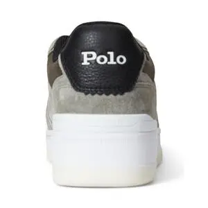 Polo Ralph Lauren Grey Suede Low Top Sneakers