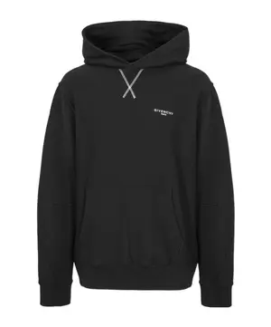 Givenchy Logo Hoodie - Black