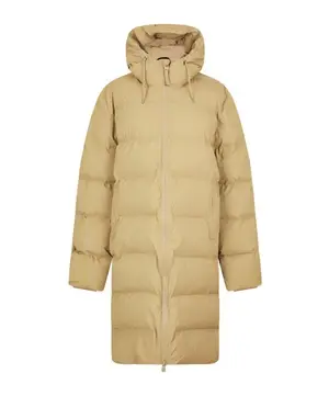 Rains Long-sleeved Cotton-padded Jacket - Nude