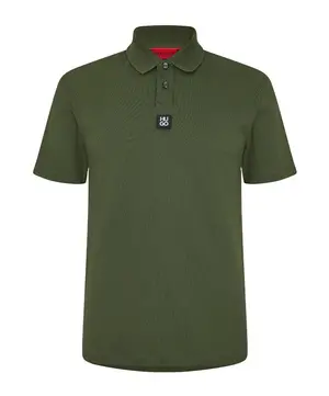 Hugo Boss Logo Short-sleeve Polo Shirt - Green