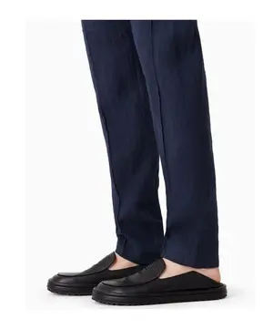Emporio Armani High-waisted Straight-leg Trousers