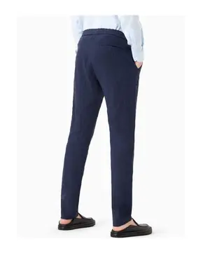Emporio Armani High-waisted Straight-leg Trousers