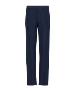 Emporio Armani High-waisted Straight-leg Trousers