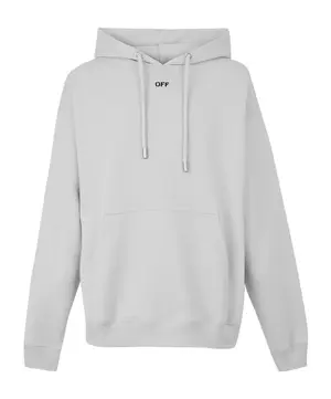 Off-White Hooded Sweatshirt - White