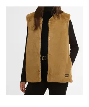 Barbour Sleeveless Fur Vest