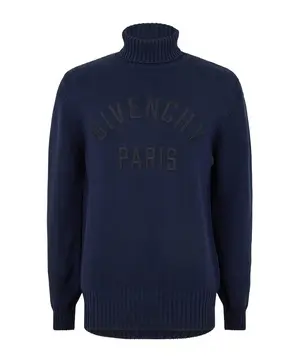 Givenchy High-neck Knit Sweater - Black
