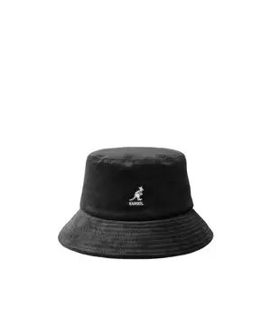 KANGOL Corduroy Fisherman's Hat - Black