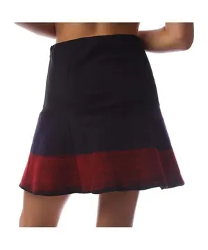 Emporio Armani Dip Dyed Flared Mini Skirt