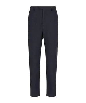 Emporio Armani Textured Cropped Trousers