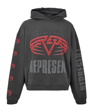REPRESENT Hooded Sweatshirt - Black