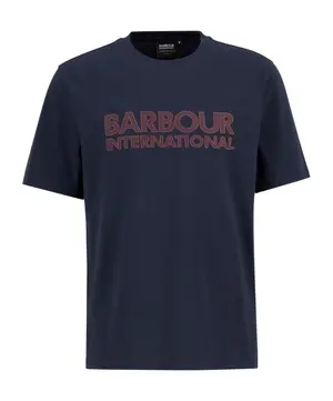 Barbour Short-sleeved T-shirt - Navy Blue