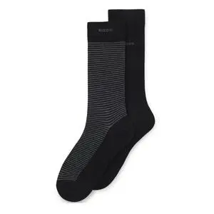 Hugo Boss Striped Long Breathable Pure Cotton Socks