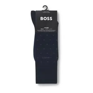 Hugo Boss Two-tone Fashion Long Cotton Socks