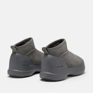 Moon Boot Grey Suede Ankle Boots - Black