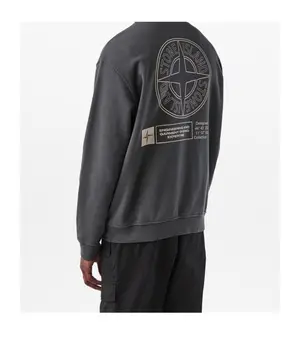 Stone Island Graphic Crew Neck Jumper