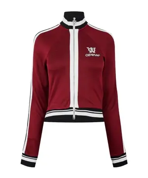 Off-White Casual Versatile Coat - Red