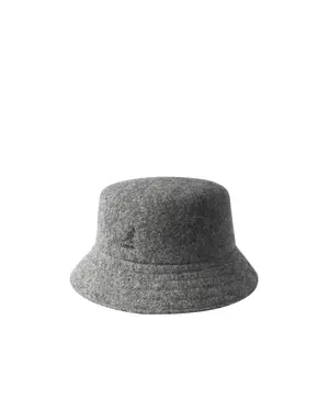KANGOL Wool Lahinch Seamless Knit Fisherman Hat - Gray