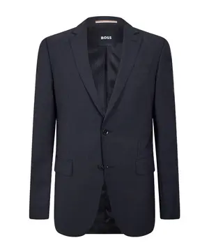 Hugo Boss Single-breasted Blazer - Black