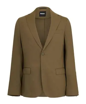 Hugo Boss Stylish And Minimalist Blazer - Green