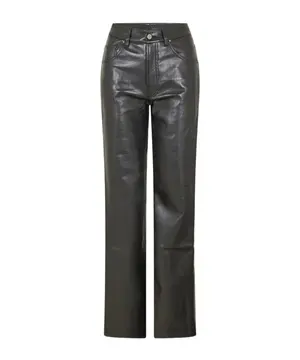 ANINE BING Casual Pants With Belt Loops - Black
