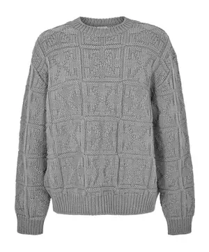 Off-White Off 3d Stitch Crew" Sweater