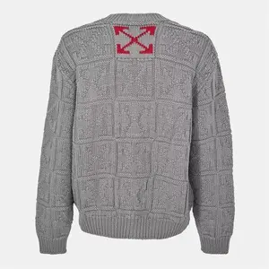 Off-White Off 3d Stitch Crew" Sweater