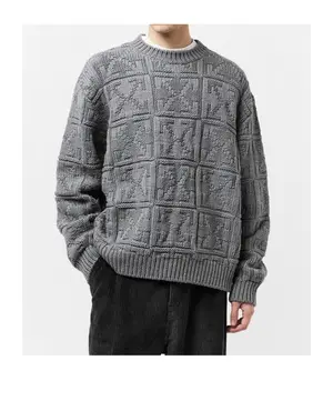Off-White Off 3d Stitch Crew" Sweater