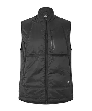 REPRESENT Lightweight Padded Vest - Black