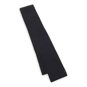 Hugo Boss Ribbed Knit Scarf With Logo Detail