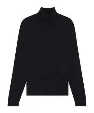 Hugo Boss X Beckham Rollneck Cashmere Sweater - Black