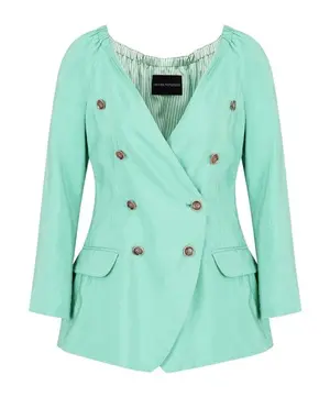 Emporio Armani Solid-colored Blazer - Green