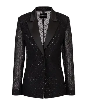 Emporio Armani Sequin Embellished Blazer
