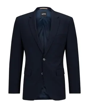 Hugo Boss Single-breasted Blazer - Black