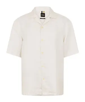 Hugo Boss Hbb C Lars Plain Short-sleeve Shirt - White