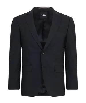 Hugo Boss Single-breasted Blazer - Black