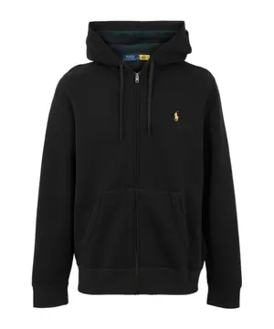 Polo Ralph Lauren Gold Full-zip Hoodie - Black