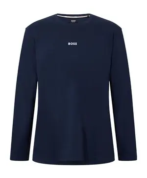 Hugo Boss Blue Plaid Top - Black