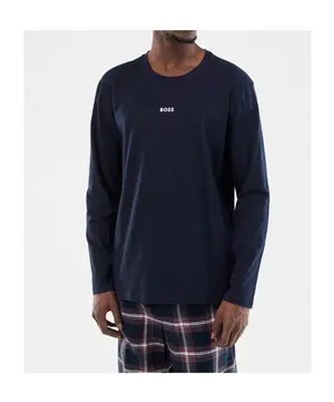 Hugo Boss Blue Plaid Top