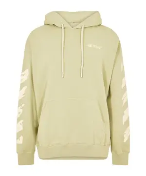 Off-White Ink Arrow Over-the-head Hoodie - Yellow