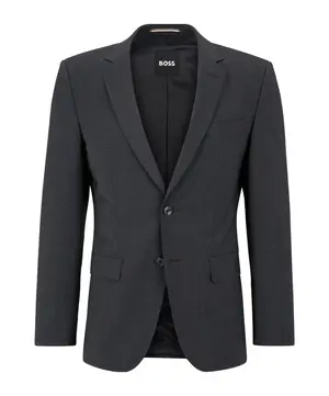 Hugo Boss Single-breasted Blazer - Black