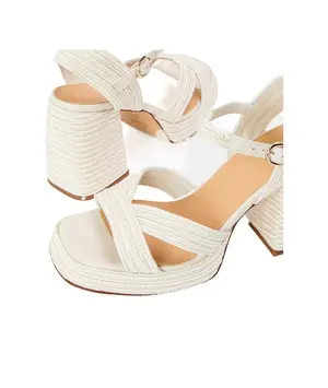 CastaÑer Strappy High-heeled Platform Sandals