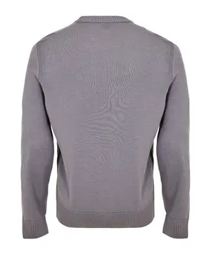 Hugo Boss Light Grey Crew Neck Knit Sweater