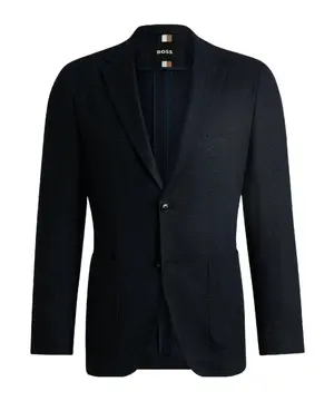 Hugo Boss Single-breasted Blazer - Black