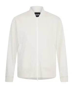 Hugo Boss Solid Color Jacket - White