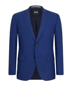 Hugo Boss Single-breasted Blazer - Blue