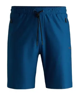 Hugo Boss Elasticated-waist Swim Shorts - Blue